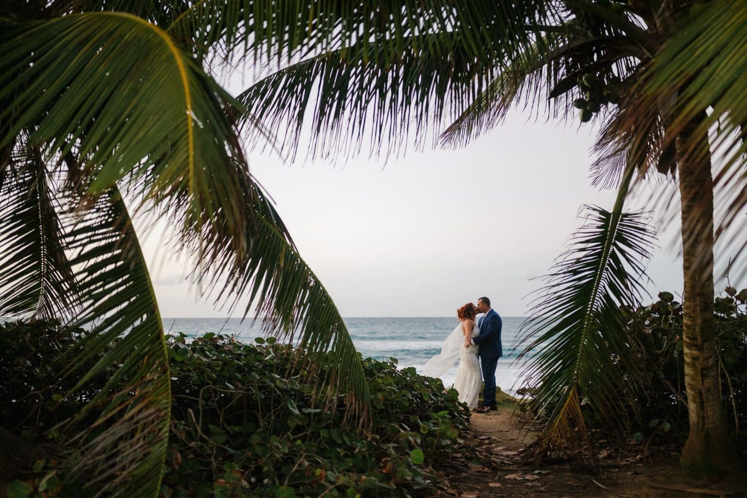 A Sunset Surprise Proposal at Domes Beach, Rincon, Puerto Rico